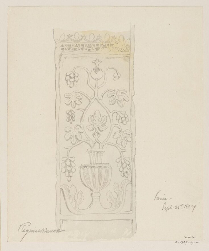 Drawing | Barratt, Reginald | V&A Explore The Collections