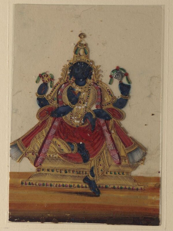 One of twelve paintings of Hindu deities. | Unknown | V&A Explore The ...