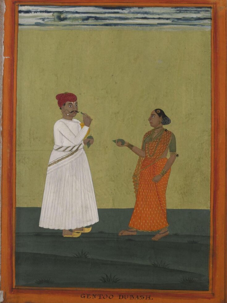An interpreter and his wife | Unknown | V&A Explore The Collections