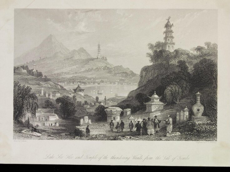 Lake See-Hoo and Temple of the thundering Winds. | T. Allom | Joseph ...