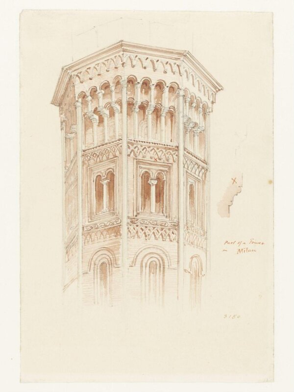 Part of a tower, Milan | Godfrey Sykes | V&A Explore The Collections