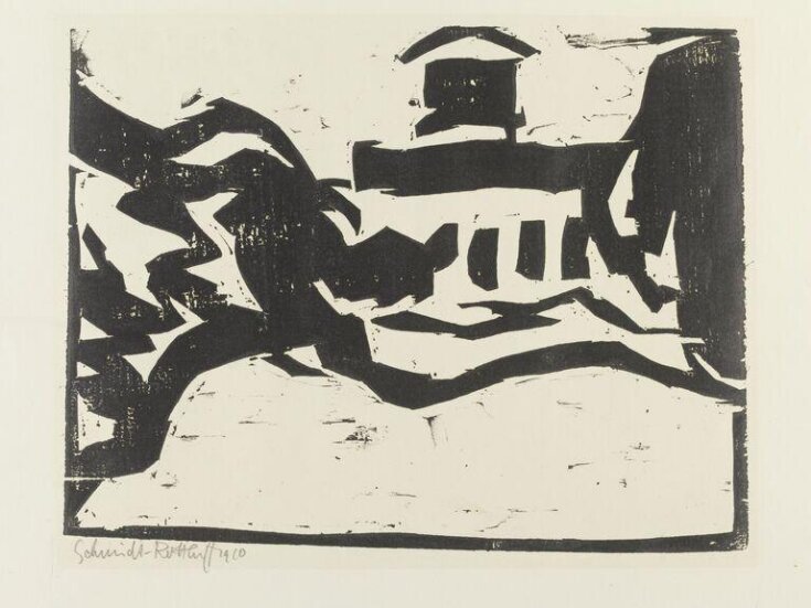 Landscape with Building | Schmidt- Rotluff | V&A Explore The Collections