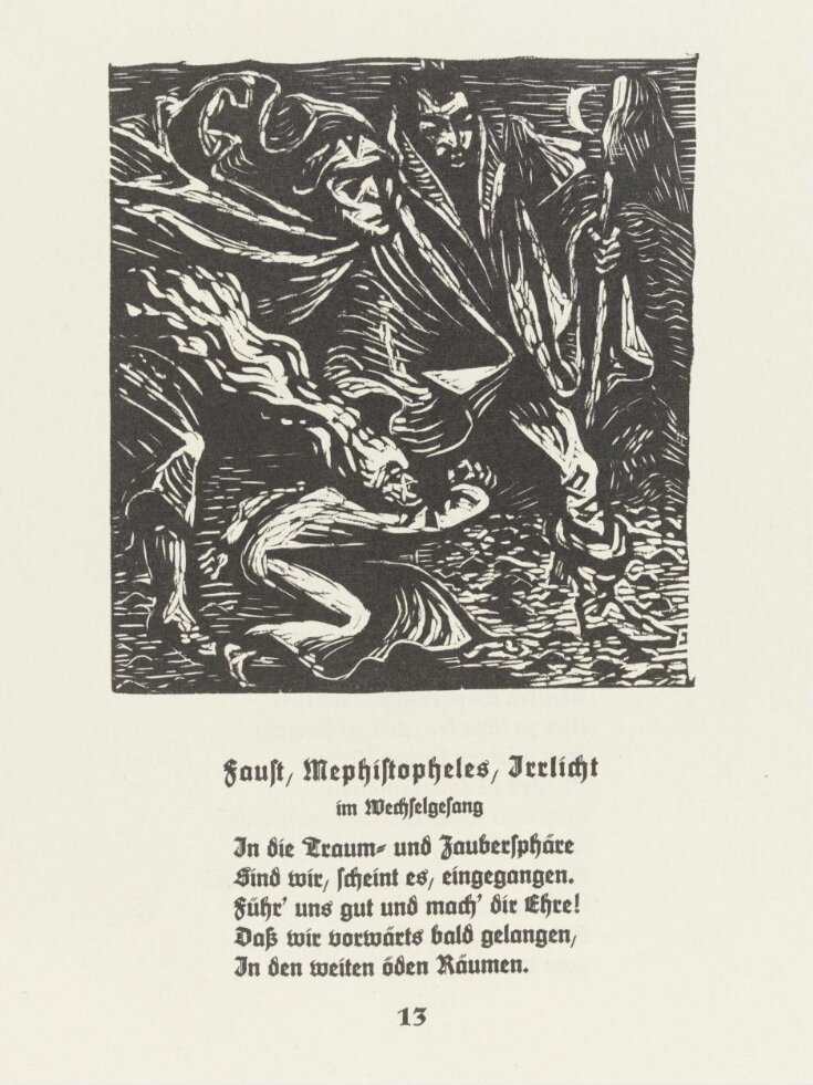 Goethe Walpurgisnacht | Barlach, Ernst | V&A Explore The Collections