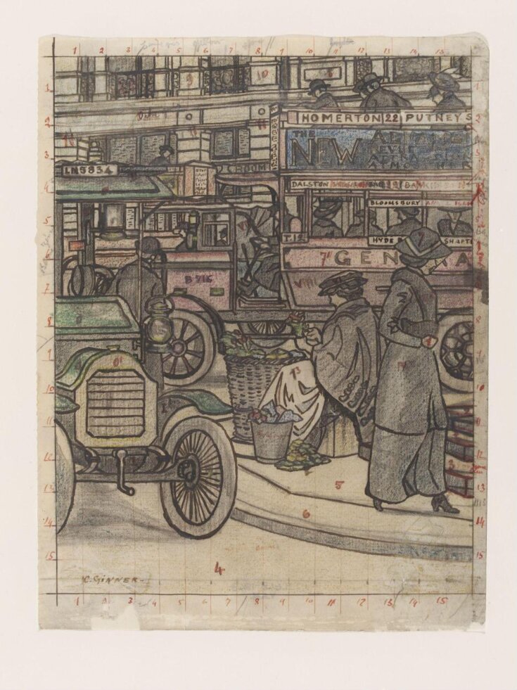 Piccadilly Circus | Charles Ginner | V&A Explore The Collections