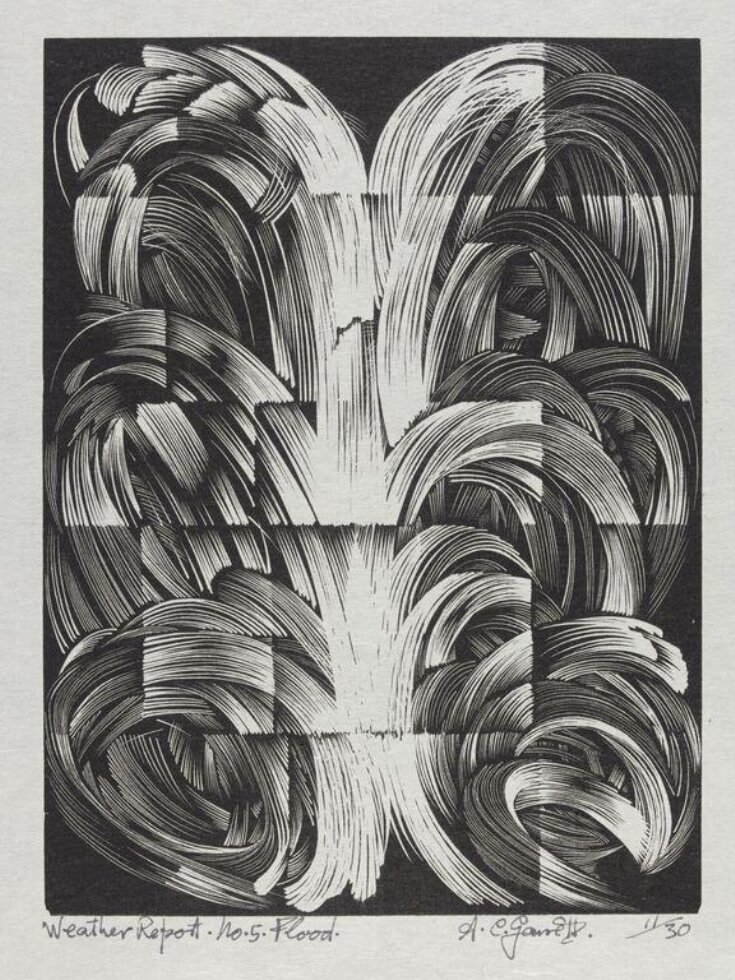 Weather Report No. 5. Flood | Garrett, Albert | V&A Explore The Collections
