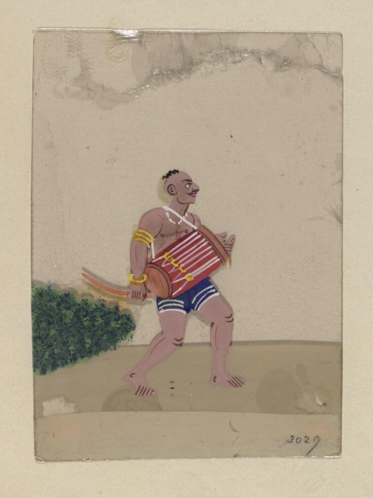 One of twelve paintings of occupations, mainly entertainers. | Unknown ...