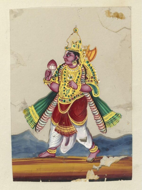 One of five paintings of Hindu deities. | Unknown | V&A Explore The ...