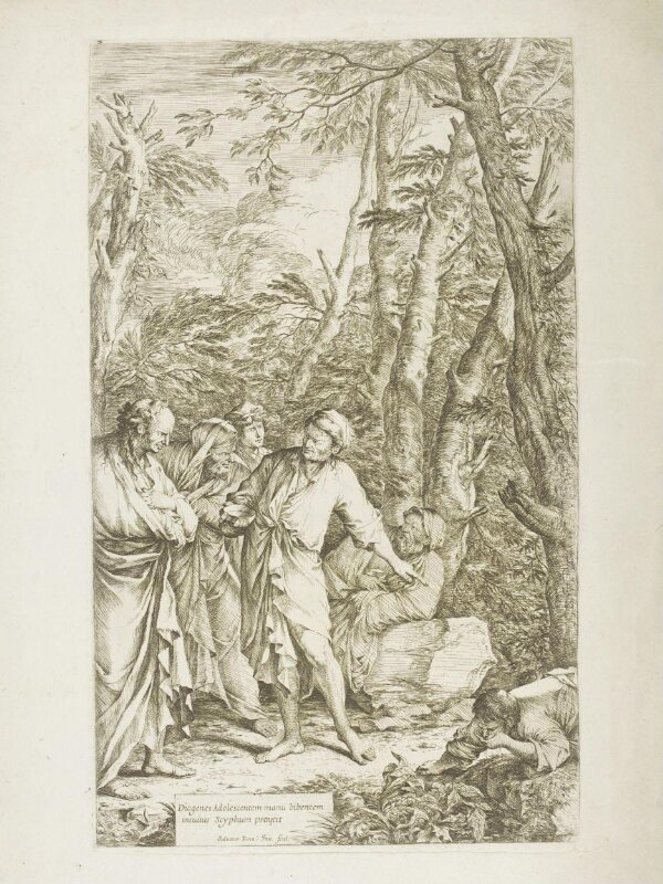 Diogenes Casting Away his Bowl | Salvator Rosa | V&A Explore The ...