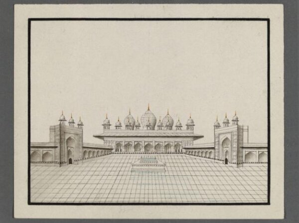 Fifteen drawings of Mughal buildings at Agra, Delhi and Lucknow ...