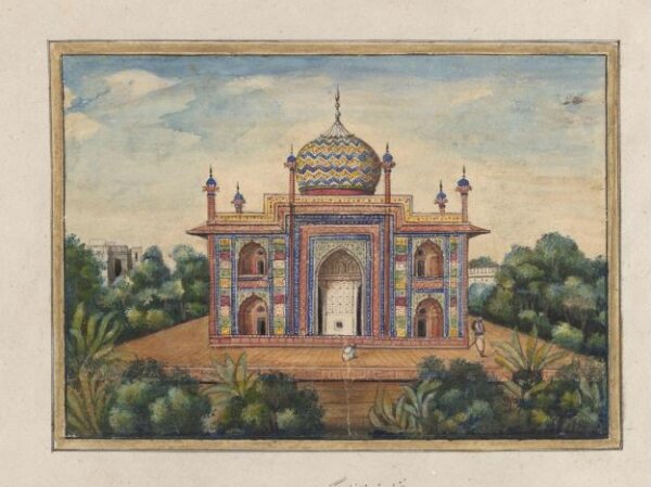 Fifteen drawings of Mughal buildings at Agra, Delhi and Lucknow ...