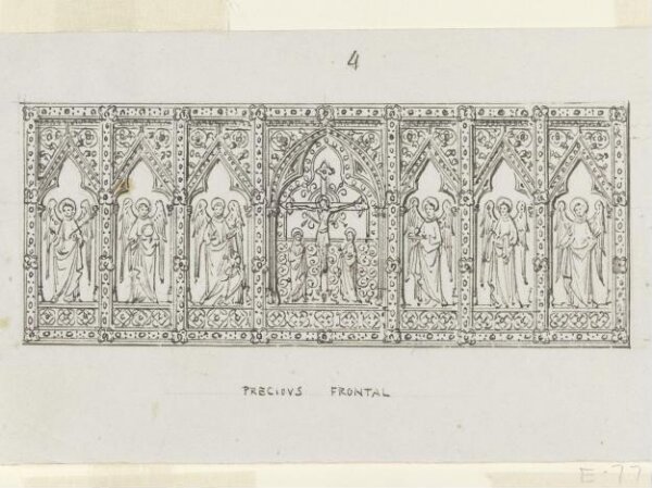 Design for the Artist's Glossary of Ecclesiastical Ornament | A.W.N ...