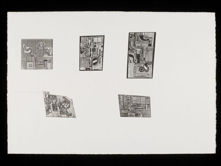 Printing proof Paolozzi 1977 | Paolozzi | V&A Explore The Collections