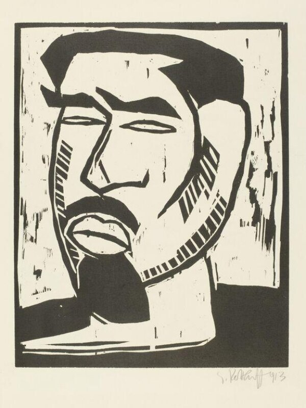 Self-portrait I | Schmidt-Rottluff, Karl | V&A Explore The Collections