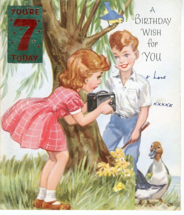 Birthday Card Unknown V A Explore The Collections