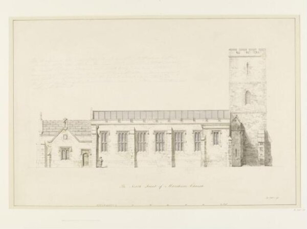 The North Front of Marcham Church | Unknown | V&A Explore The Collections