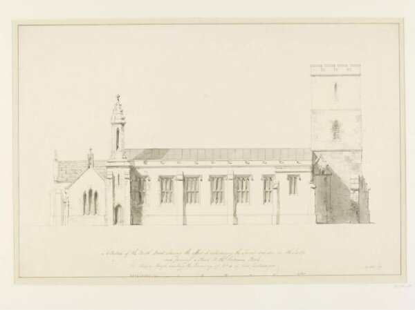 Side Elevation of Marcham Church | Unknown | V&A Explore The Collections