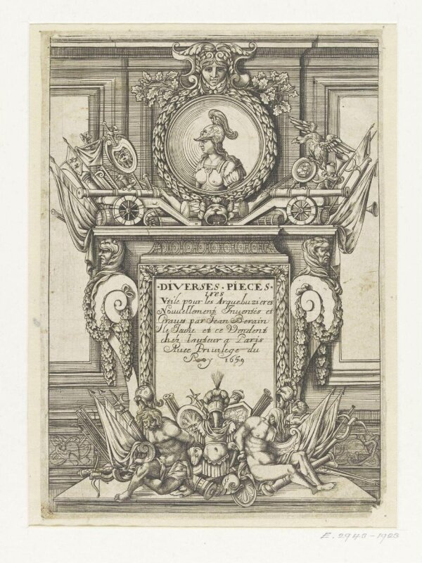 Diverses Pieces tres Utile pour les Arquebuzieres Graves par Jean ...