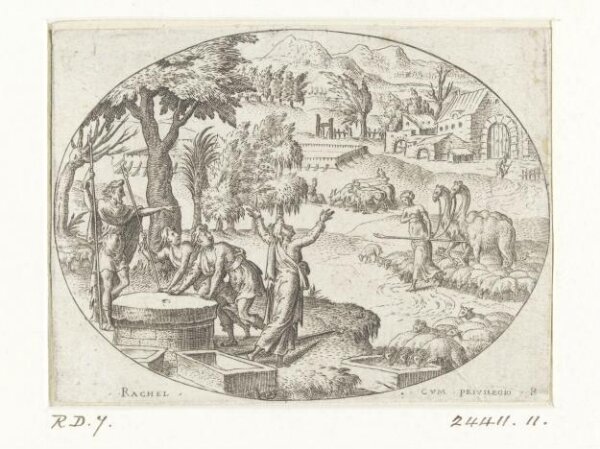 La Rencontre de Jacob et de Rachel | Etienne Delaune | V&A Explore The ...