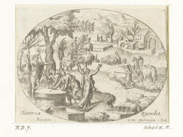 La Rencontre de Jacob et de Rachel | Etienne Delaune | V&A Explore The ...