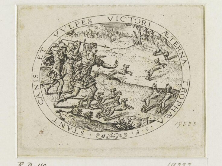 Céphale et Amphitryon Chassent le Renard de Thèbes | Etienne Delaune ...