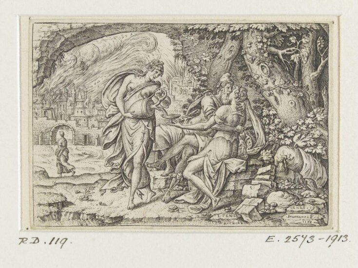 Loth et ses filles | Etienne Delaune | Luca Penni | V&A Explore The ...