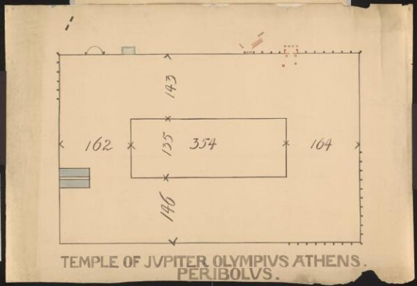 Temple of Jupiter Olympius Athens. Peribolus. | Penrose, Francis ...