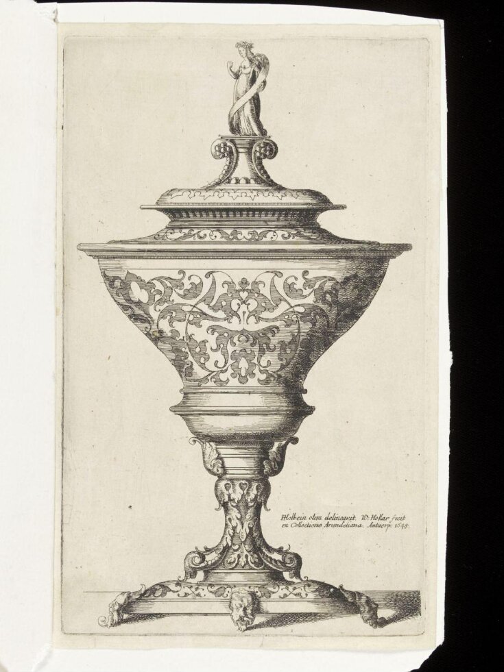 Ornate goblet on feet of masks | Wenceslaus Hollar | Holbein | V&A ...