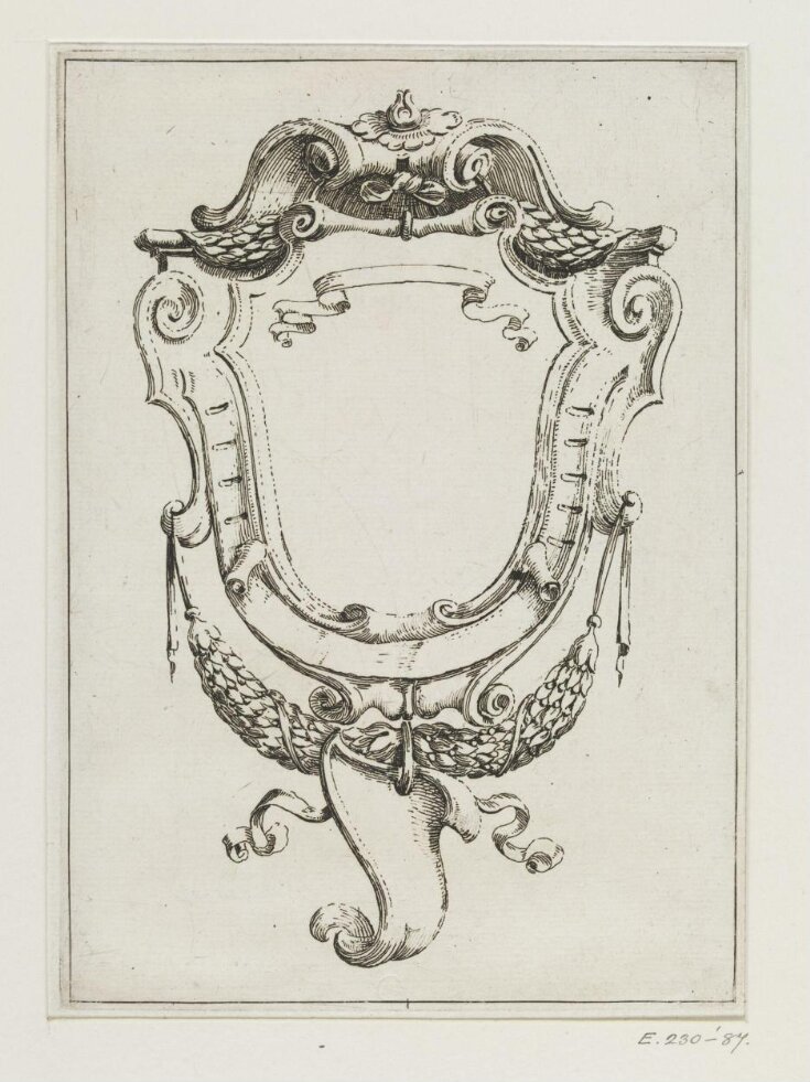 Designs for cartouches and architectural ornament | Zecchini | Mitelli ...