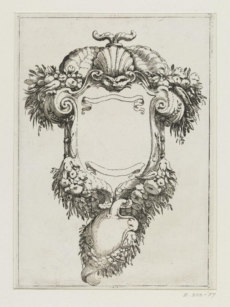 Designs for cartouches and architectural ornament | Zecchini | Mitelli ...