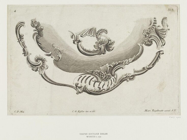 Metalwork Design | Martin Engelbrecht | Caspar Gottlieb Eisler | V&A ...