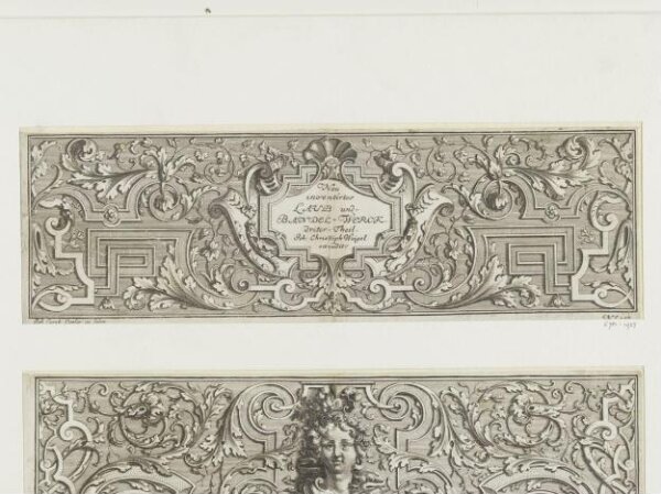 Neu Inventirtes Laub und Bandel-Werck | Weigel, Johann Christoph (the ...