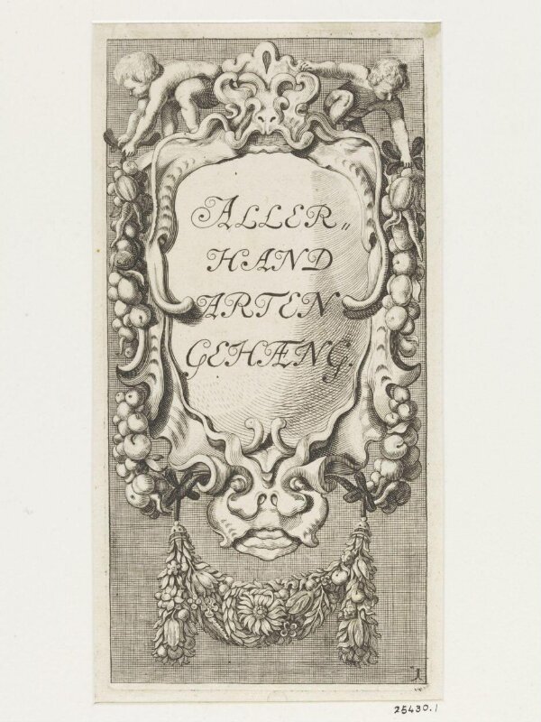 Allerhand Arten Gehang | Langlois | Unknown | V&A Explore The Collections