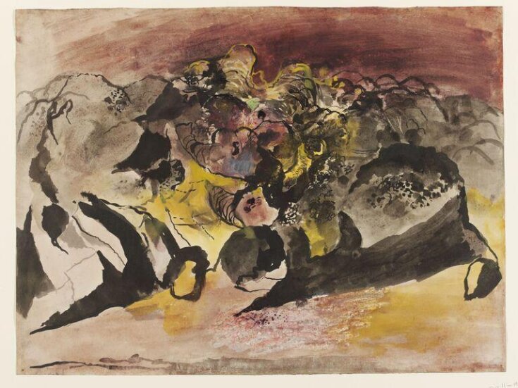 Low Cliff with Trees | Sutherland, Graham Vivian | V&A Explore The ...