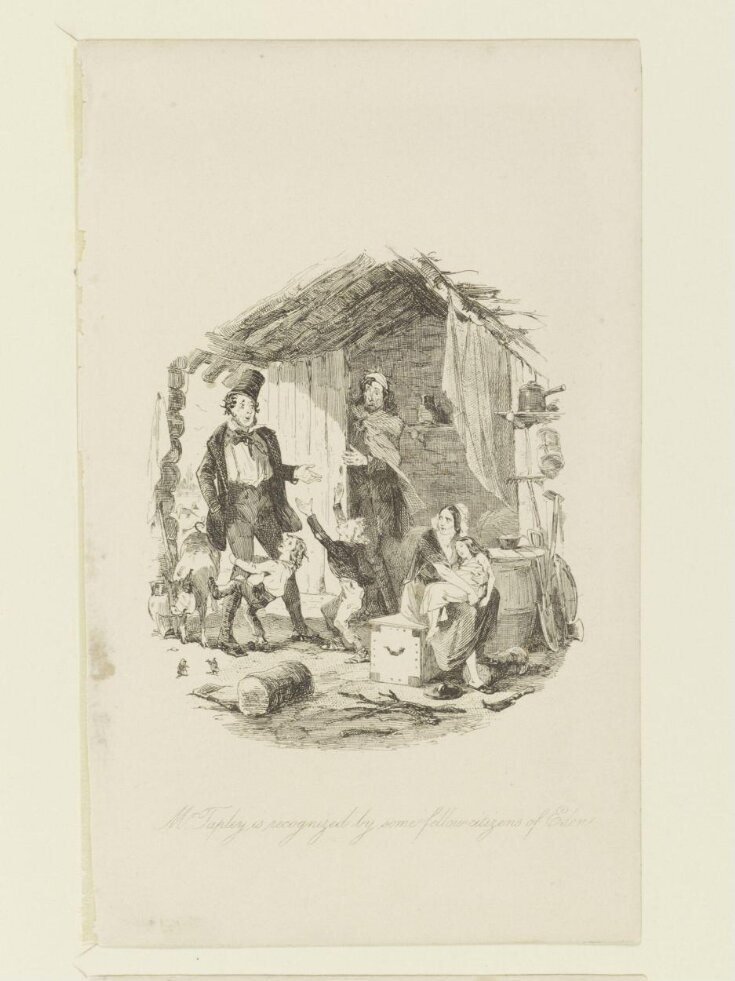 Mr Tapley is recognised by some fellow citizens of Eden | Hablot Knight ...