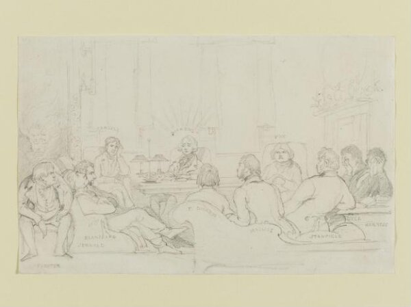 Charles Dickens reading 'The Chimes' to his friends in John Foster's ...