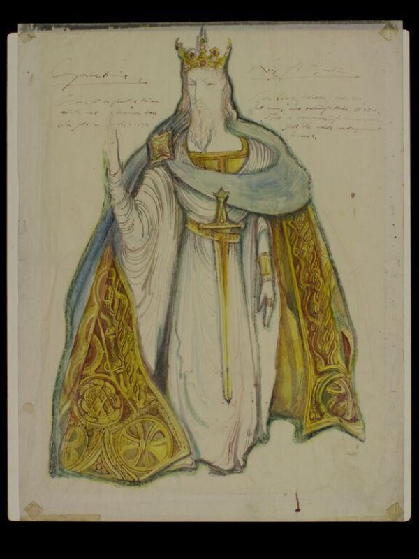 Costume design for King Cymbeline | Hurry, Leslie | V&A Explore The ...