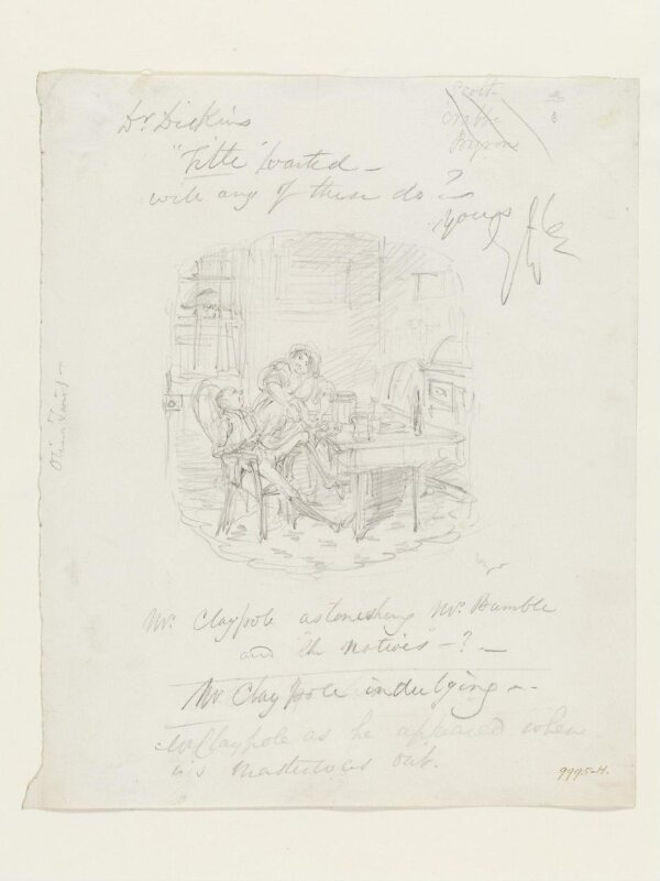 Mr Claypole as he appeared when his master was out | Cruikshank, George ...