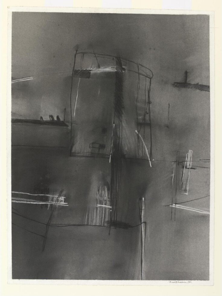 Industrial Landscape with Gasometer | Blackburn, David | V&A Explore ...