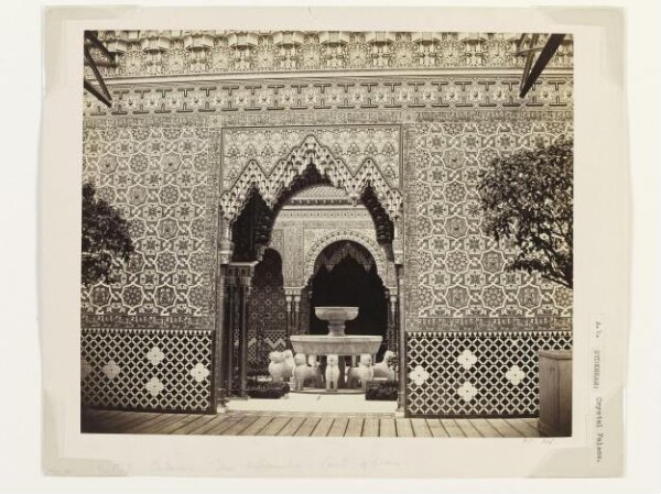 The Alhambra Court - Court of Lions | Delamotte, Philip Henry | V&A ...