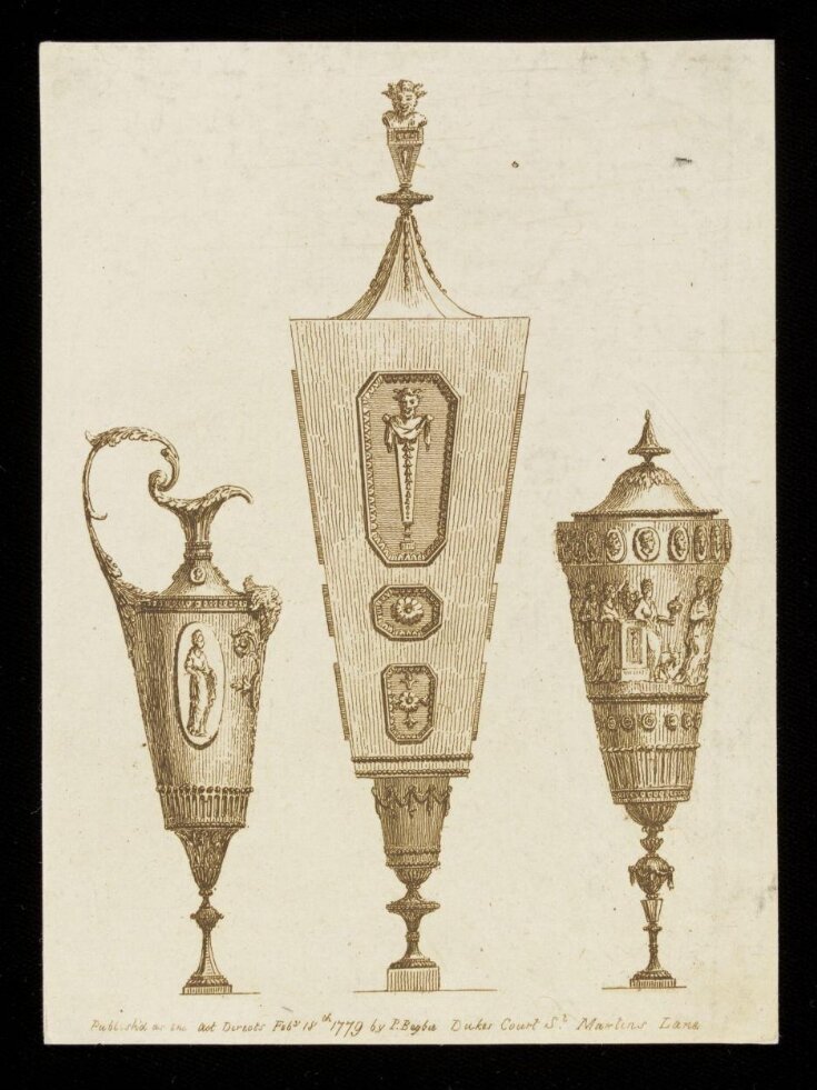 Vases after the Manner of the Antique by P. Begbie | Begbie, Patrick ...