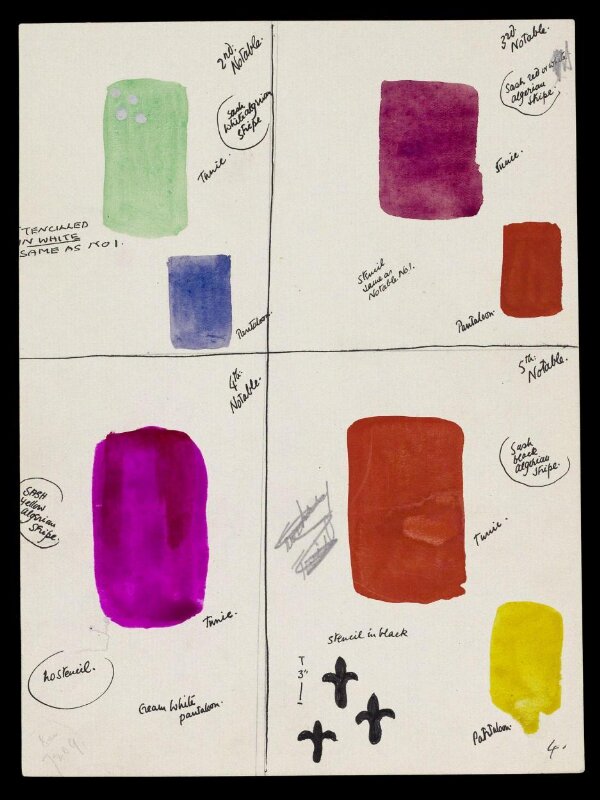 Colour Chart | Claud Lovat Fraser | V&A Explore The Collections