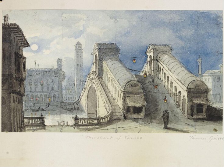 Set design by Thomas Grieve for The Merchant of Venice | Grieve, Thomas ...