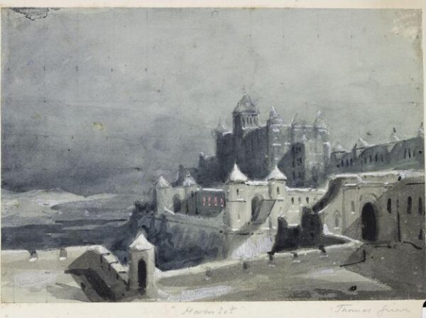 Set design by Thomas Grieve for Hamlet | Grieve, Thomas | V&A Explore ...