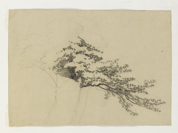 Drawing in album of 51 drawings and watercolours by James Duffield ...