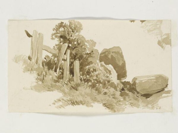 Drawing in album of 51 drawings and watercolours by James Duffield ...