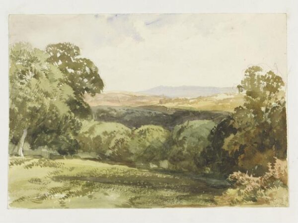 Watercolour in album of 51 drawings and watercolours by James Duffield ...