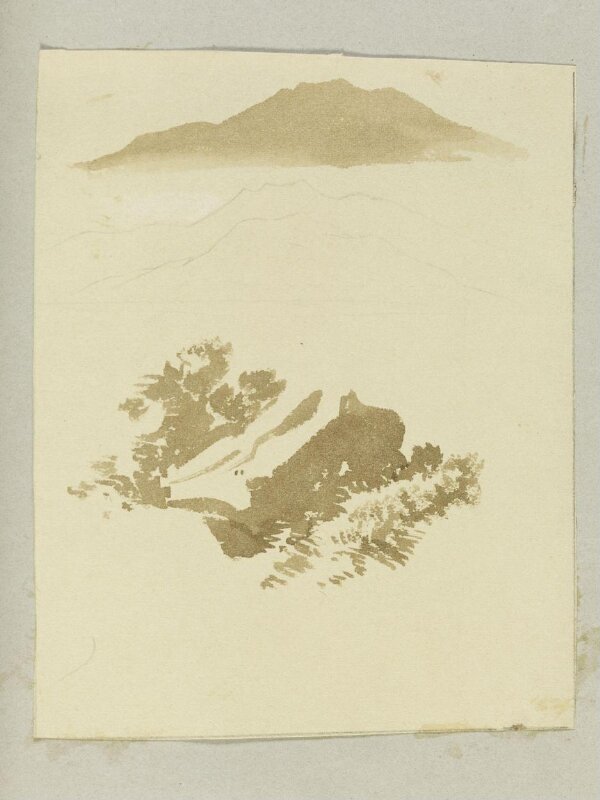 Drawing in album of 51 drawings and watercolours by James Duffield ...