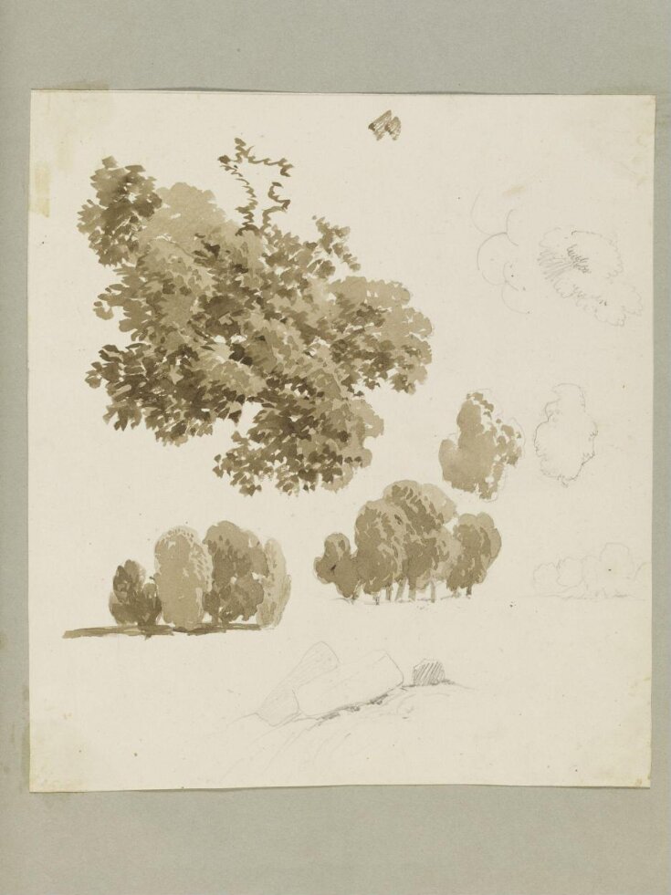 Drawing in album of 51 drawings and watercolours by James Duffield ...