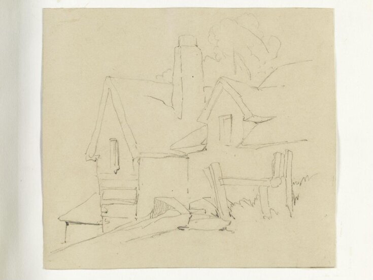 Drawing in album of 51 drawings and watercolours by James Duffield ...