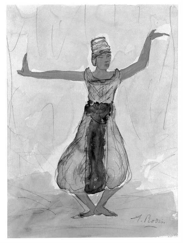 An Eastern Dancing Girl | Unknown | Rodin, Auguste | V&A Explore The ...